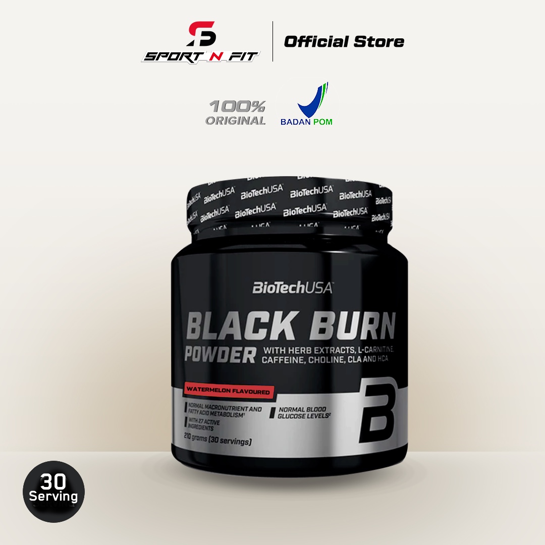 BiotechUSA – BLACK BURN POWDER 210gram Watermelon – Sport N FIT